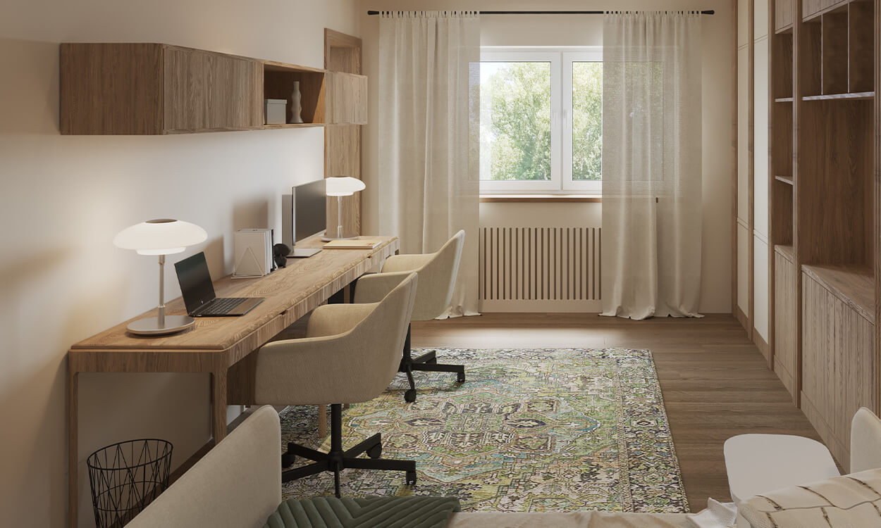 Домашній кабінет ⋆ Індивідуальне робоче місце Enran